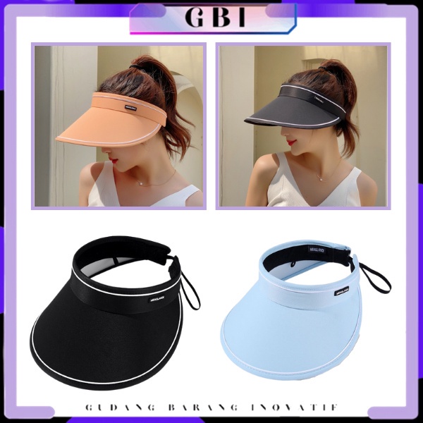 Jual GBI Topi Visor Fashion Lipat Besar Musim Panas Topi Pantai Outdoor ...