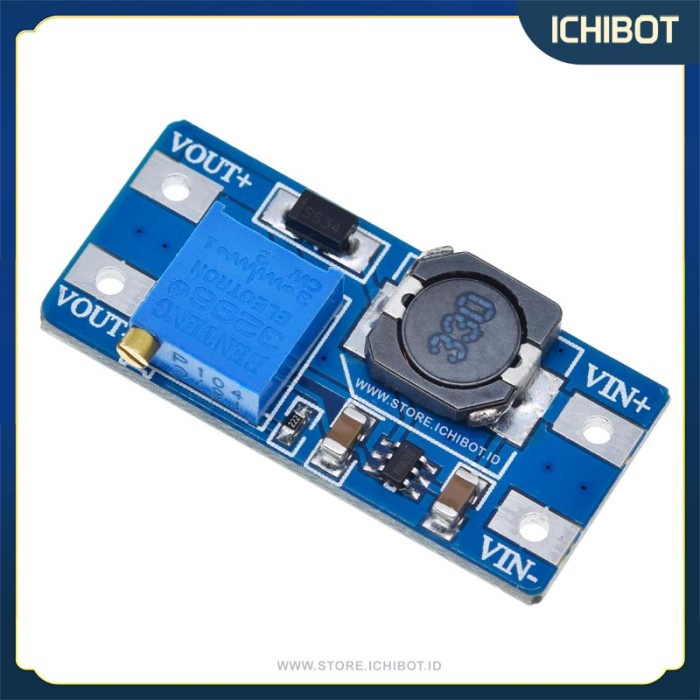 Jual MT3608 DC to DC 2A Step Up Modul Mini Power Booster | Shopee Indonesia