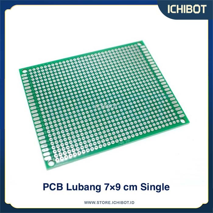 Jual PCB Lubang 7x9 cm Single Layer 7 x 9 cm Hijau Hole Satu Layer ...