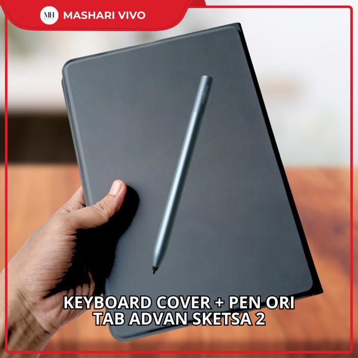 Jual Flip Cover Keyboard Dan Pen Advan Sketsa 2 Ori | Shopee Indonesia