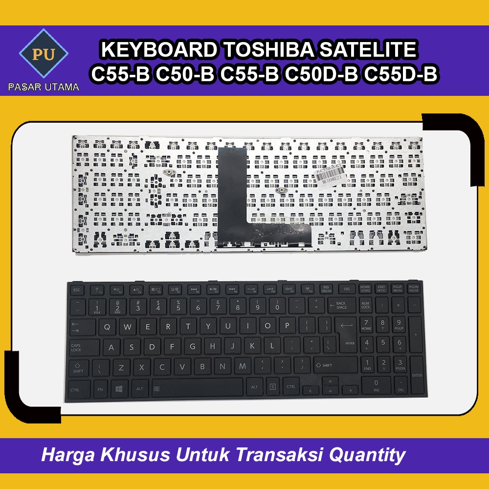 Jual Keyboard Toshiba Satellite C55-B C50-B C55-B C50D-B C55D-B ...