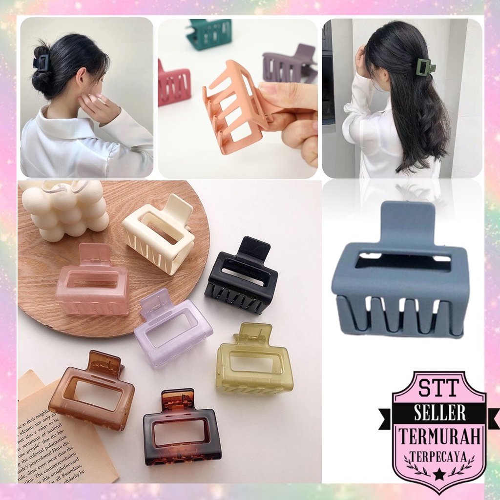 Jual STT Jepitan Rambut Model Kotak 5Cm Jedai Wanita Bahan Plastik ...