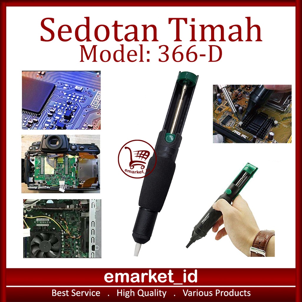 Jual Sedotan Timah 366D Solder / Atraktor Penyedot Senju Desoldering ...