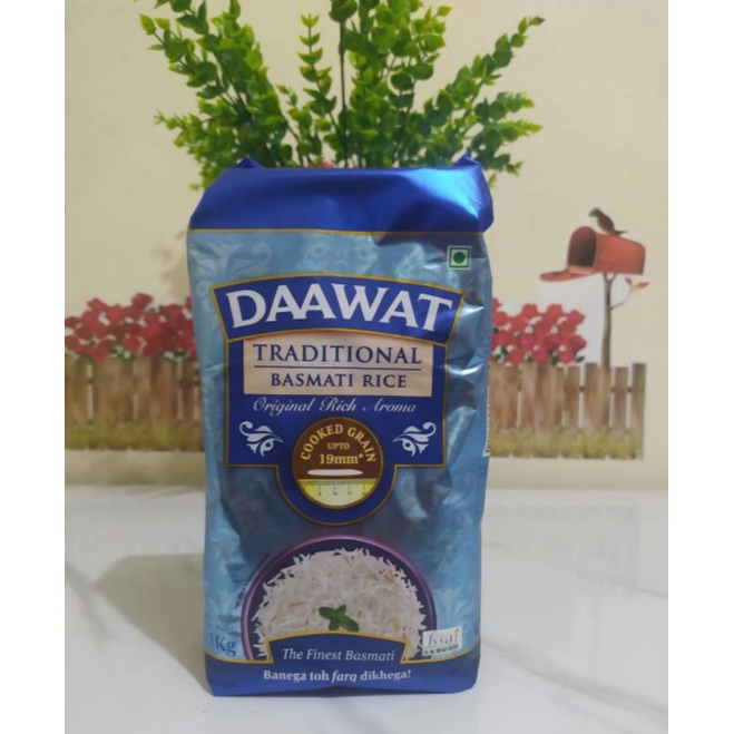 Jual Daawat Traditional Basmati Rice 1kg | Shopee Indonesia