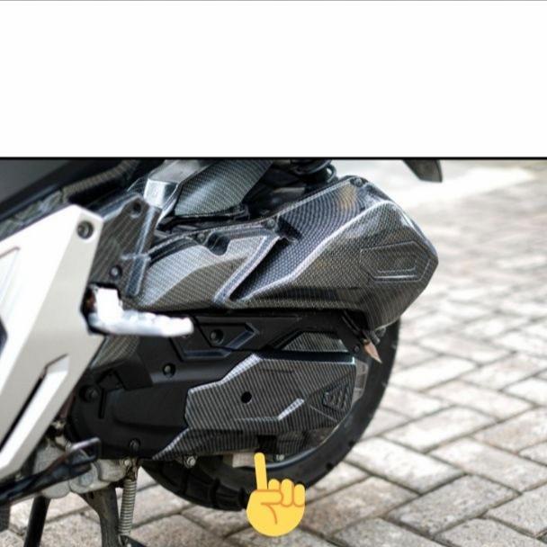 Jual CARBON NEMO ORIGINAL HONDA ADV 150 COVER TANGKI RADIATOR CVT HAWA ...
