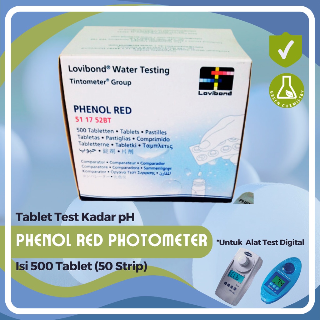 Jual Refill Alat Test Kit Kolam Renang Untuk Tes Kadar PH Merk Lovibond ...