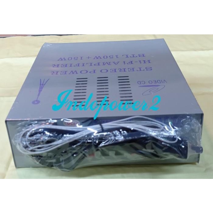 Jual POWER AMPLIFIER STEREO POWER HI FI AMPLIFIER BTL 150W + 150W ...