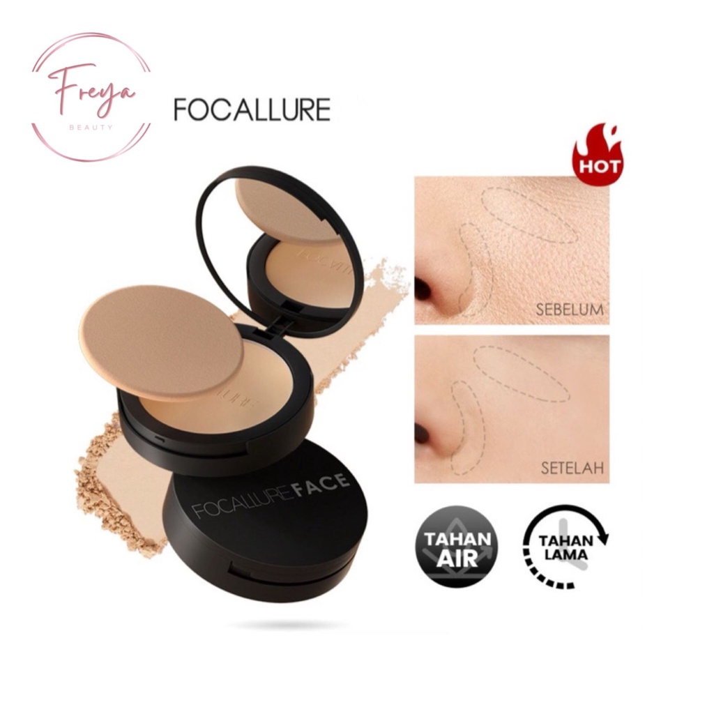 Jual FOCALLURE Pressed Powder With Puff Bedak Padat Focallure FA16 ...