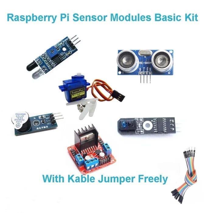 Jual 6 in 1 Sensor Module Basic Kit for Arduino Raspberry Pi L298N AF25 ...