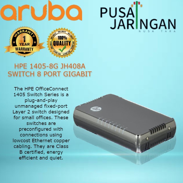 Jual JH408A HP 1405-8G SWITCH 8 PORT GIGABIT | Shopee Indonesia