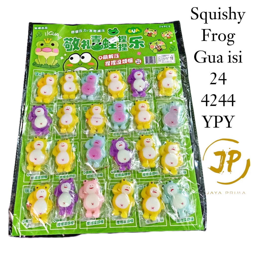 Jual MAINAN ANAK SQUISHY FROG GUA WARNA ISI 24 PCS | Shopee Indonesia