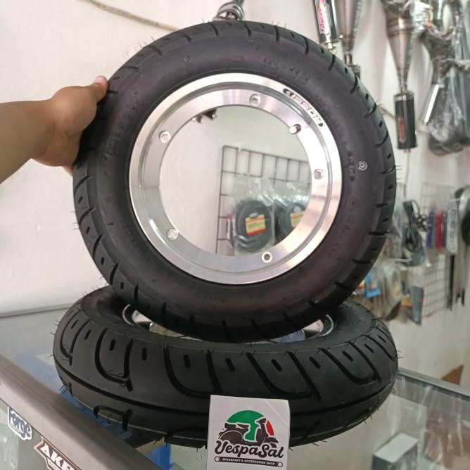 Jual Velg Vrossi Dan Ban Mizzle M09 Tubeless Vespa Ring 10 | Shopee Indonesia