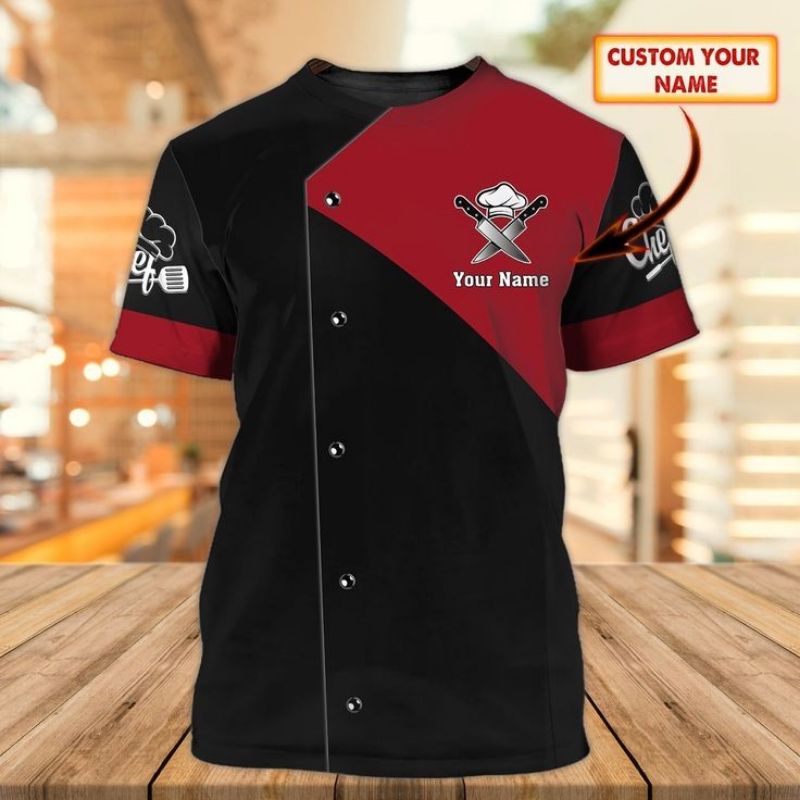 Jual jersey chef full printing kaos koki terbaru kaos 3d chef | Shopee ...