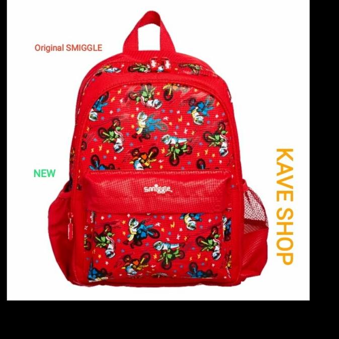 Jual SMIGGLE Bag Backpack Cheer Boy Red - Original SMIGGLE - NEW ...