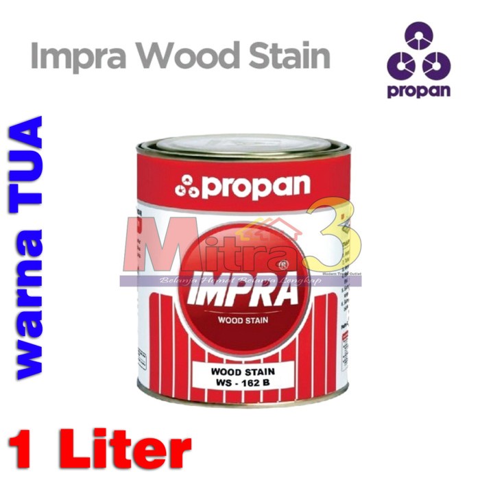 Jual ~^~^~^] Cat IMPRA Wood Stain WS-162 B Warna Tua 1L / Politur ...