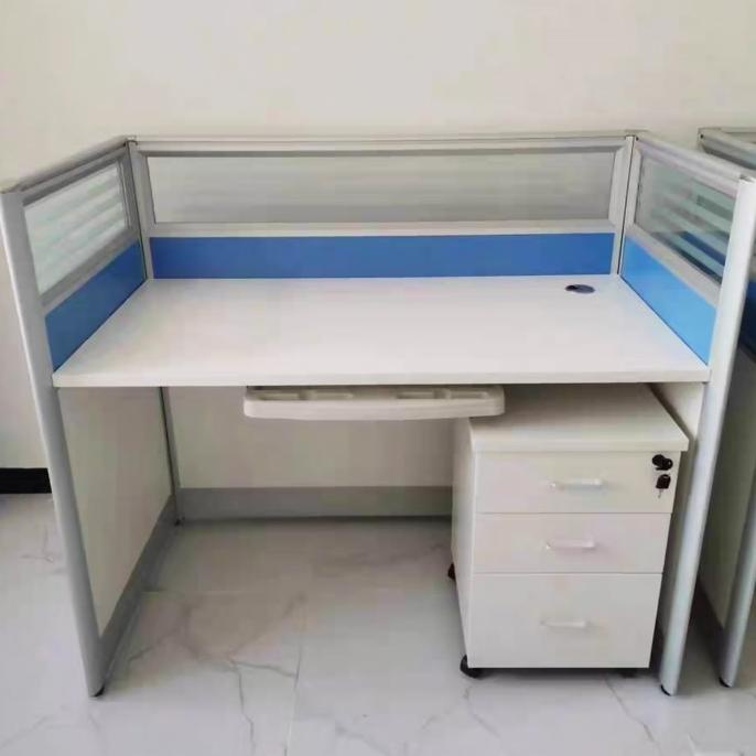 Jual $$] Meja Kantor Kubikel Workstation Cubicle Kerja Sekat Kaca Papan ...