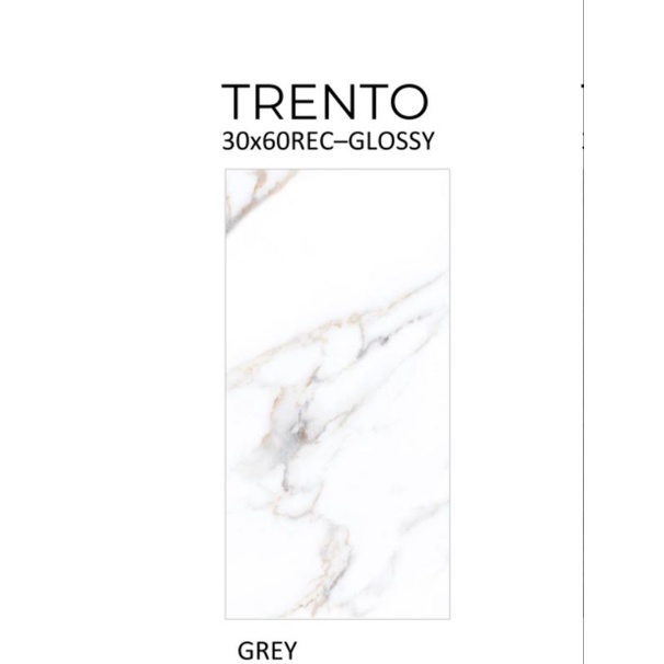 Jual Keramik Glossy Motif Marbel Putih Abu Trento Ukuran 30x60 by ...