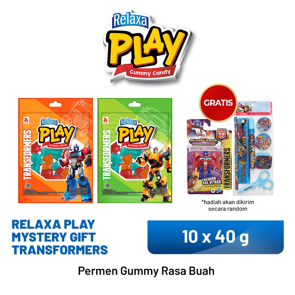 Jual Relaxa Play Mystery Gift Transformers | Shopee Indonesia