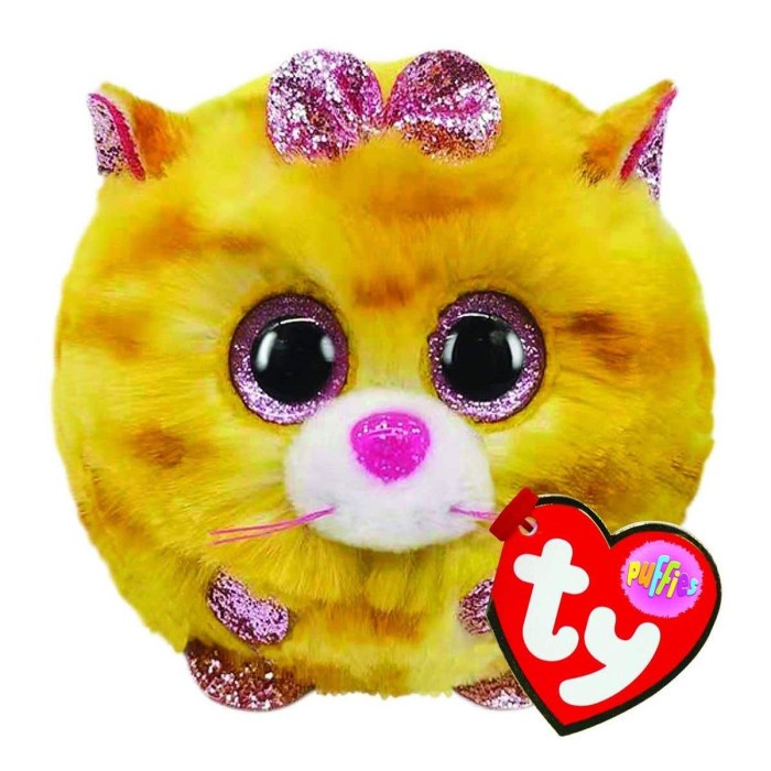 Jual TY Toys Puffies Tabitha Cat Yellow - Boneka Kucing Anak | Shopee ...