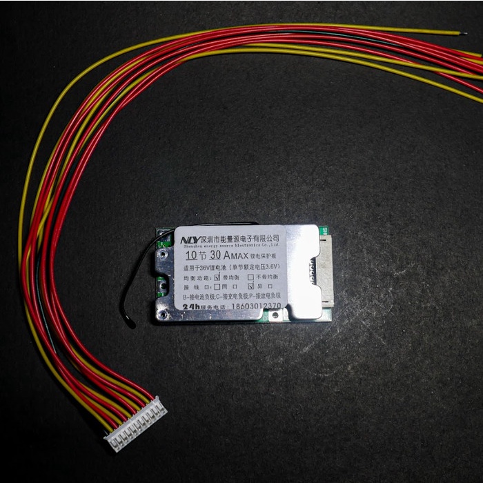 Jual BMS Balance 10s 13s 36V 48V Li-Ion NTC Split Port NLY | Shopee ...