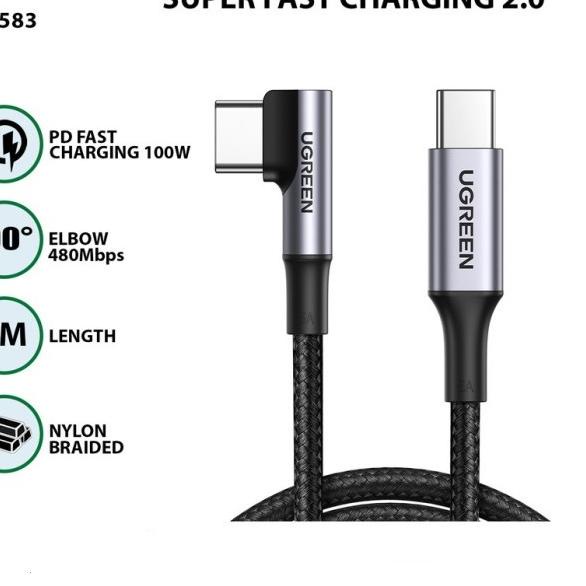 Jual Kabel Data Ugreen Usb C To C 100W - Ugreen Cable Fast Charging 5A ...