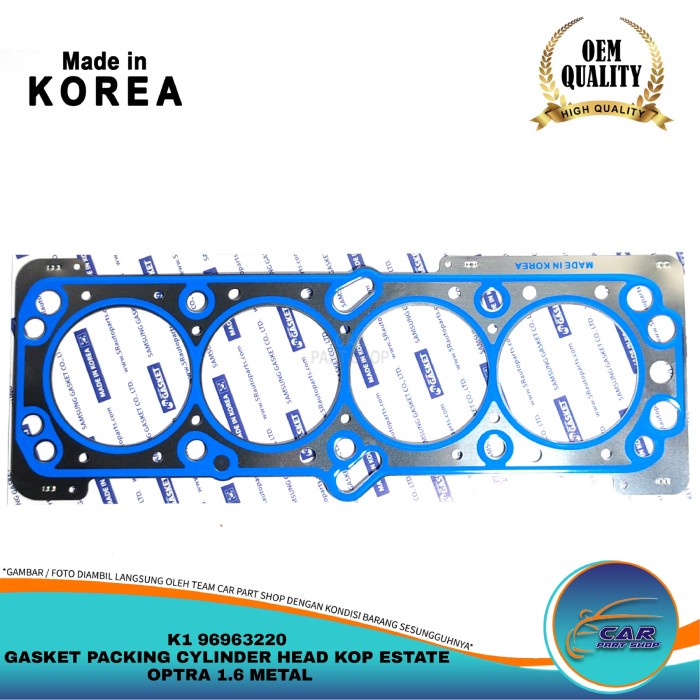 Jual GASKET PACKING PAKING CYLINDER HEAD KOP ESTATE OPTRA 1.6 OEM METAL ...