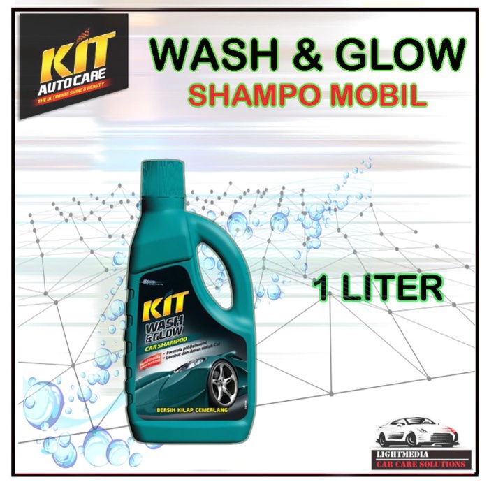 Jual kit wash and glow 4l / shampo mobil kit /kit shampo mobil | Shopee ...