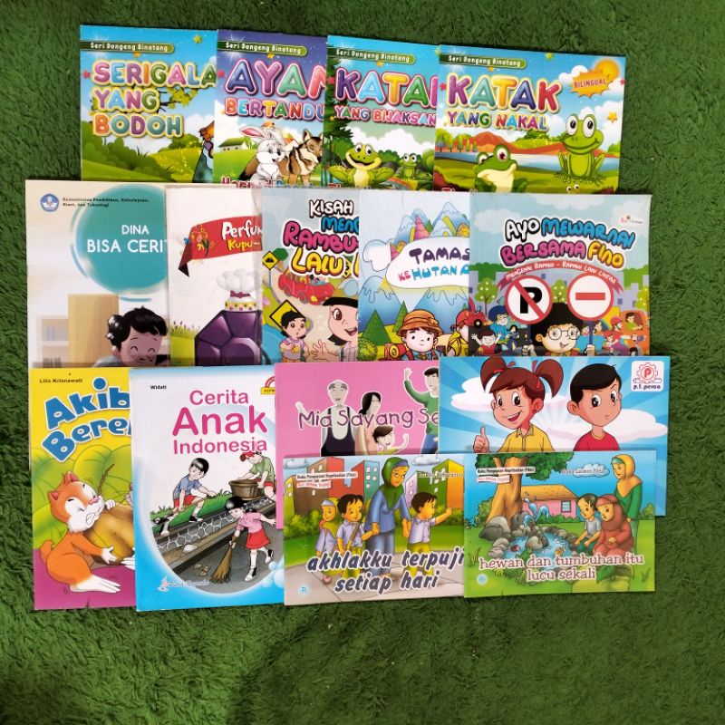 Jual ORIGINAL BUKU CERITA ANAK DONGENG BINATANG SERIGALA BODOH AYAM ...