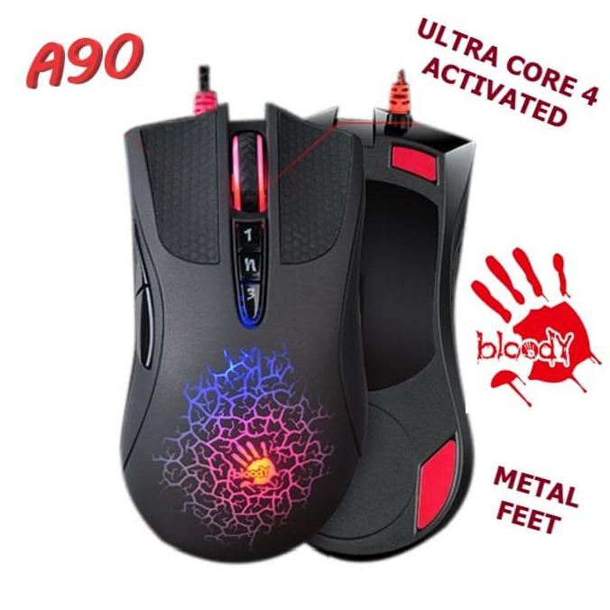 Jual Trend Bloody A90 Gaming Mouse - Ted Ultra Core 4 W/ Metal Feet ...