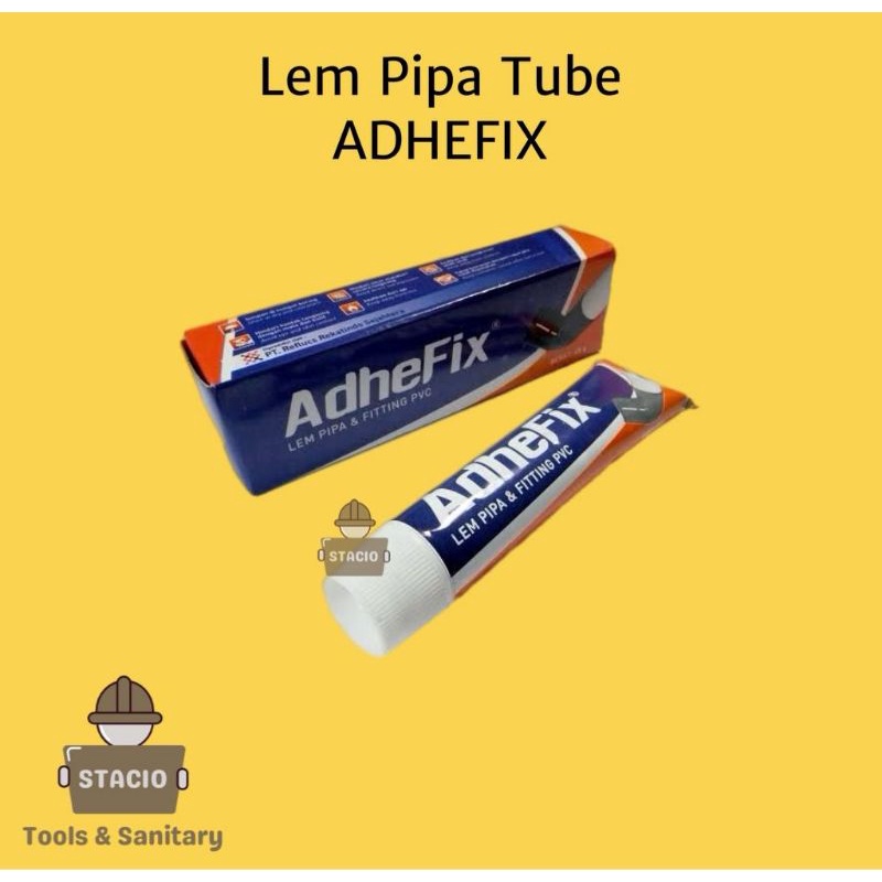 Jual Lem Pipa Lem PVC Fitting Lem Paralon Lem ADHEFIX Tube 45 Gram ...