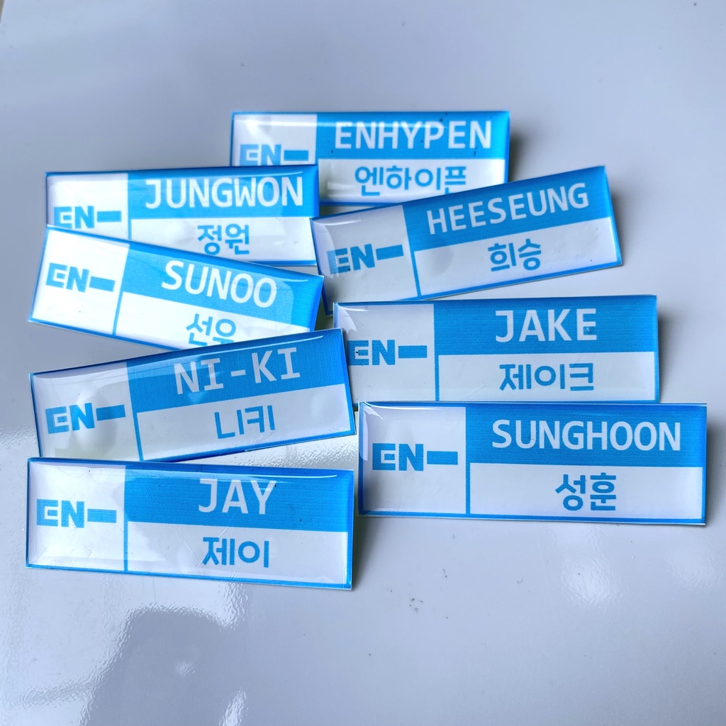 Jual PIN ENHYPEN NAME TAG / BROS ENHYPEN | Shopee Indonesia