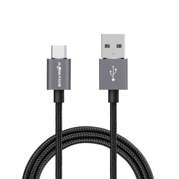Jual Blitzwolf Kabel Charger USB Type C Braided - BW-TC | Shopee Indonesia