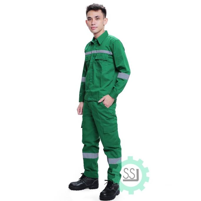Jual Wearpack / Coverall / Seragam Terusan Kerja hijau | Shopee Indonesia