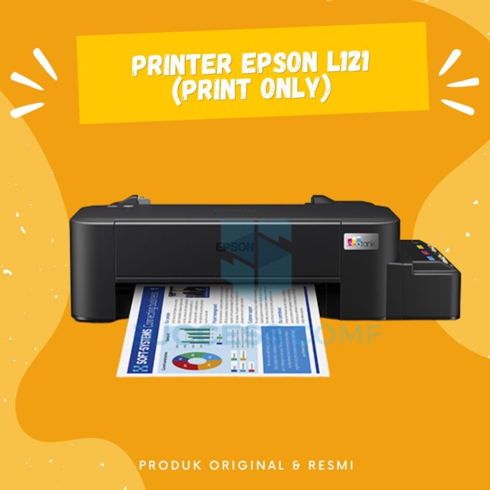 Jual Printer Epson L121 L 121 Print Only Garansi Resmi | Shopee Indonesia