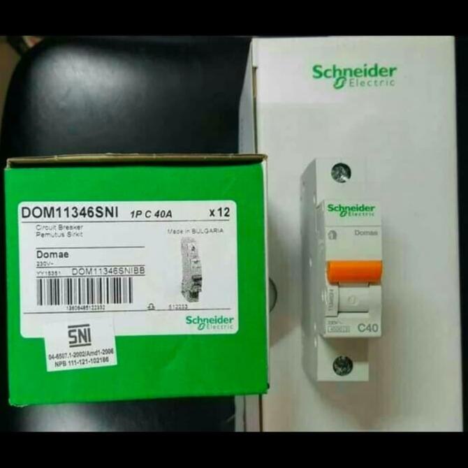 Jual mcb schneider domae 1phase 40 amper 4,5ka | Shopee Indonesia