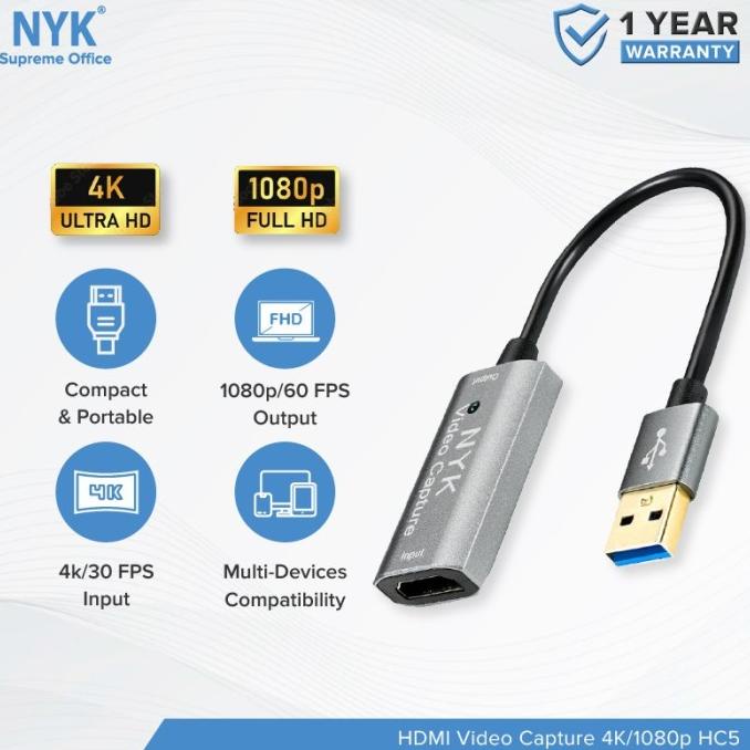 Jual Usb 2.0 Video Capture Stick - Easycap Versi Hdmi - Video Streaming ...