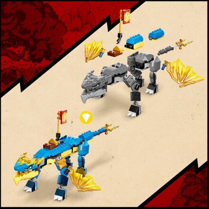Jual LEGO NINJAGO 71760 Jays Thunder Dragon EVO Battle Toy | Shopee ...