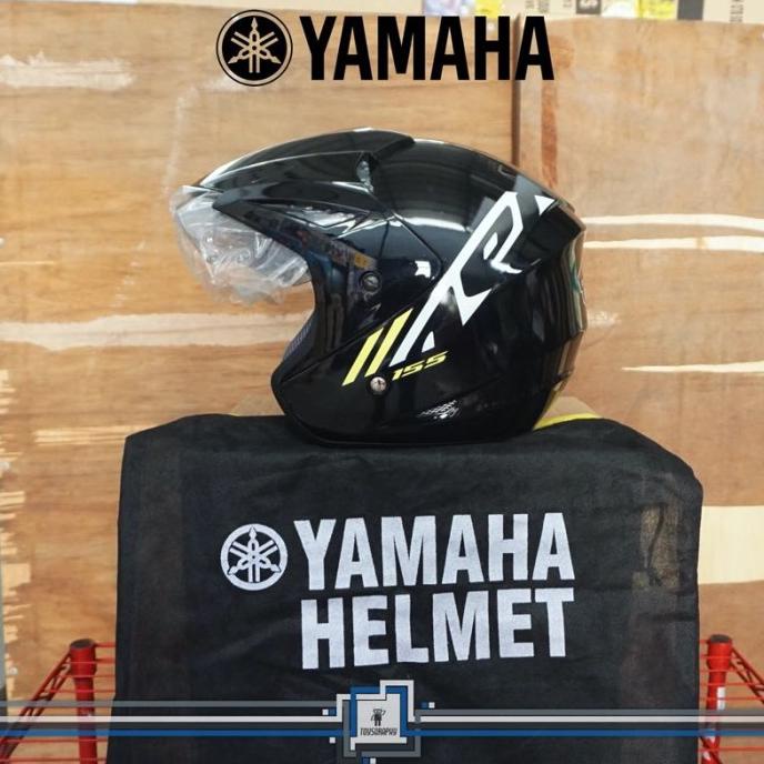 Jual Helm YAMAHA Half face MAXI / Yamaha NMAX + Kantong | Shopee Indonesia
