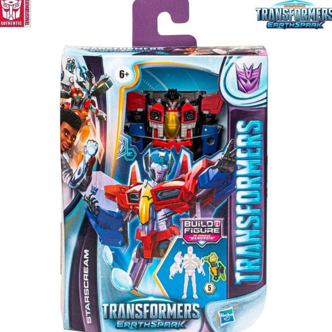 Jual TRANSFORMERS EarthSpark Deluxe Starscream Figure BAF Mandroid ...