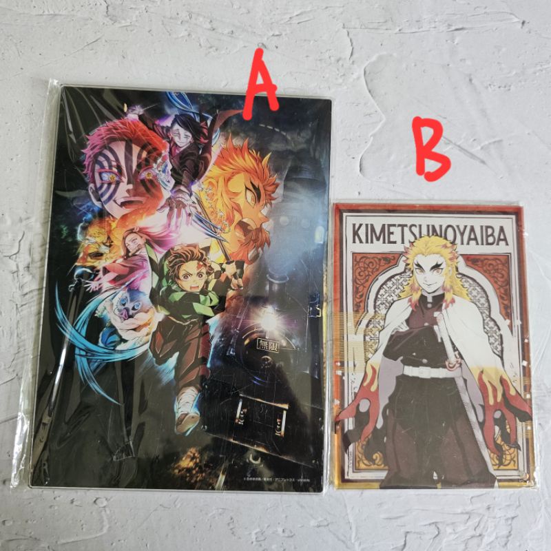 Jual official kimetsu no yaiba acrylic layer movie mugen train rengoku ...