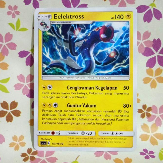 Jual bekas eelektross U as1a 115/150 pokemon tcg indonesia | Shopee Indonesia