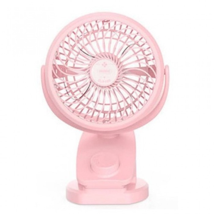Jual REMAX F21 USB 350 Degree Rotary Clamping Cooling Mini Fan Pink ...