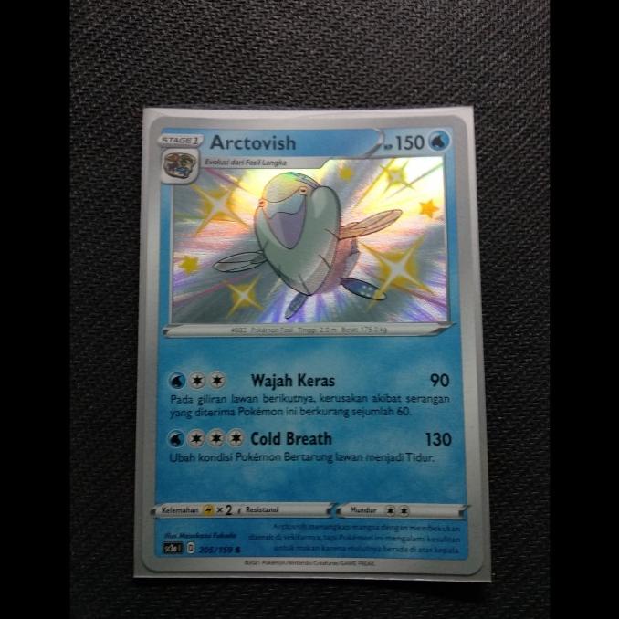 Jual ARCTOVISH SHINY POKEMON TCG INDONESIA | Shopee Indonesia
