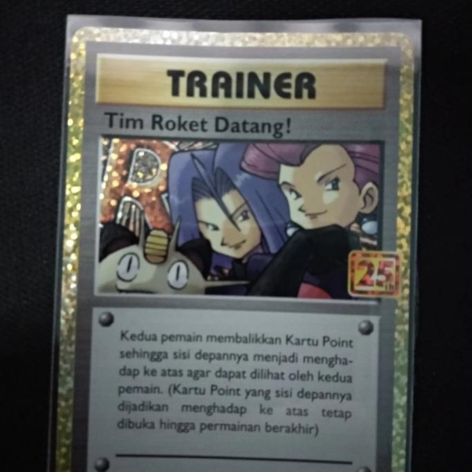 Jual TIM ROKET DATANG 25TH POKEMON TCG INDONESIA | Shopee Indonesia