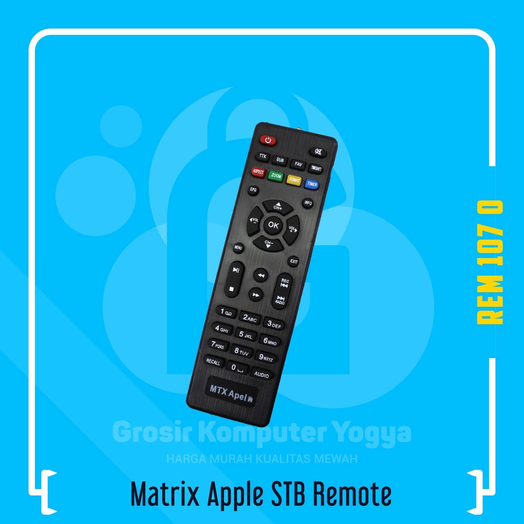Jual Matrix Apple DVB-T2 Set Top Box Remote Remot STB | Shopee Indonesia