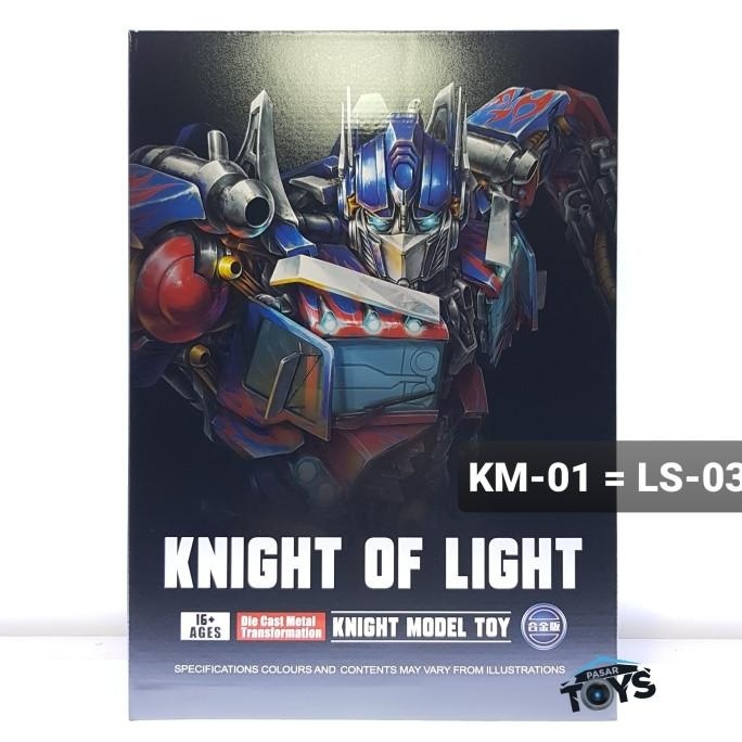 Jual KM-01 KM01 LS-03 LS03 Knight Of Light Optimus Prime Transformers ...