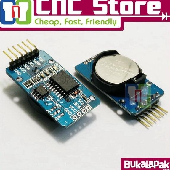 Jual [CNC] RTC DS3231 REAL TIME CLOCK I2C ARDUINO UNO MEGA + BATTERY CR2032 MODULE | Shopee ...