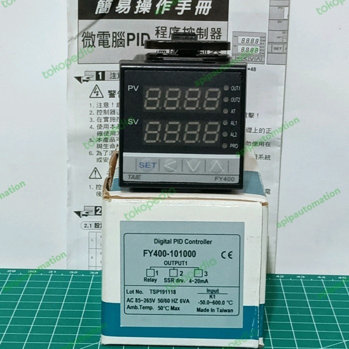 Jual Ori Digital Pid Controller Taie Fy400-101000 Ac85-265V Berkualitas ...