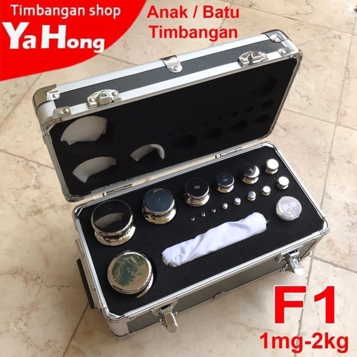 Jual Original Anak Timbangan Batu Timbangan Kalibrasi F1 1Mg-2Kg Box Terbatas | Shopee Indonesia