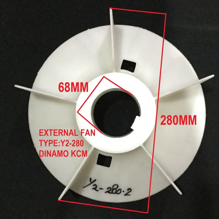Jual Original Y2 280 2 - Kipas Dinamo - Kipas Motor - Kipas Pendingin - External Fan Berkualitas ...